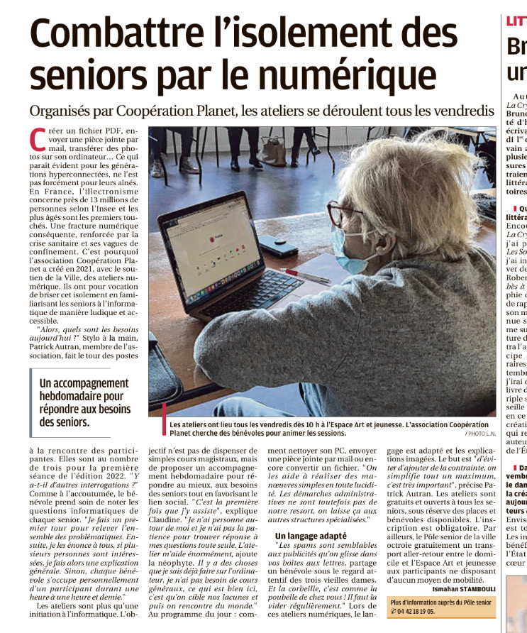 Brisez La Fracture Numérique Et Permettre Aux Personnes âgées De Sortir